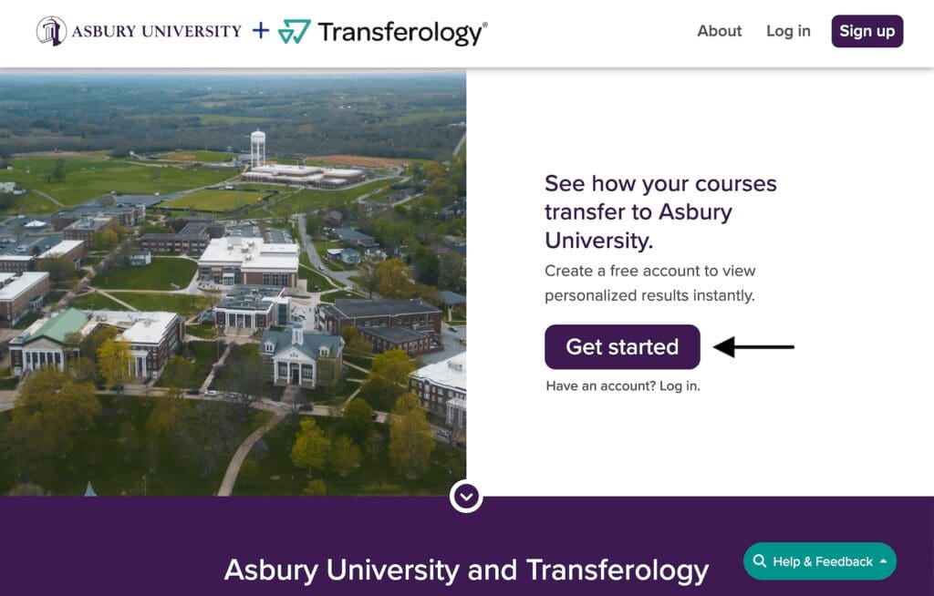 Dual Credit & Transfer Credit Instructions | www.asbury.edu